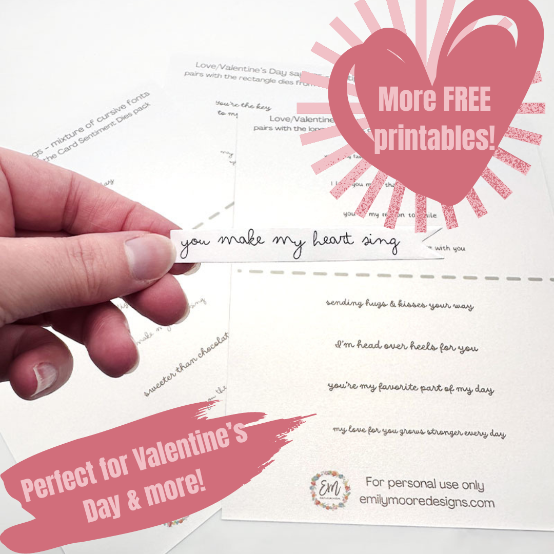 Simple Non-Traditional Valentine's Cards – Emily Moore Designs