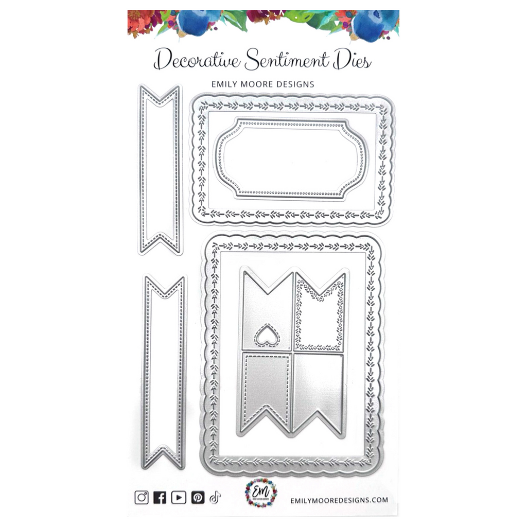 Decorative Sentiment Dies – Emily Moore Designs