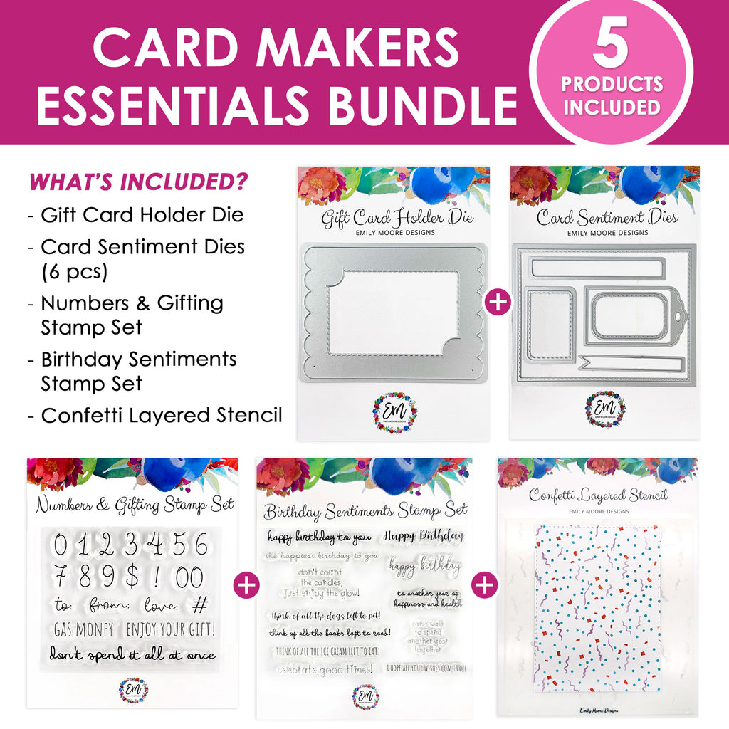 Card Makers Essentials Bundle – Emily Moore Designs