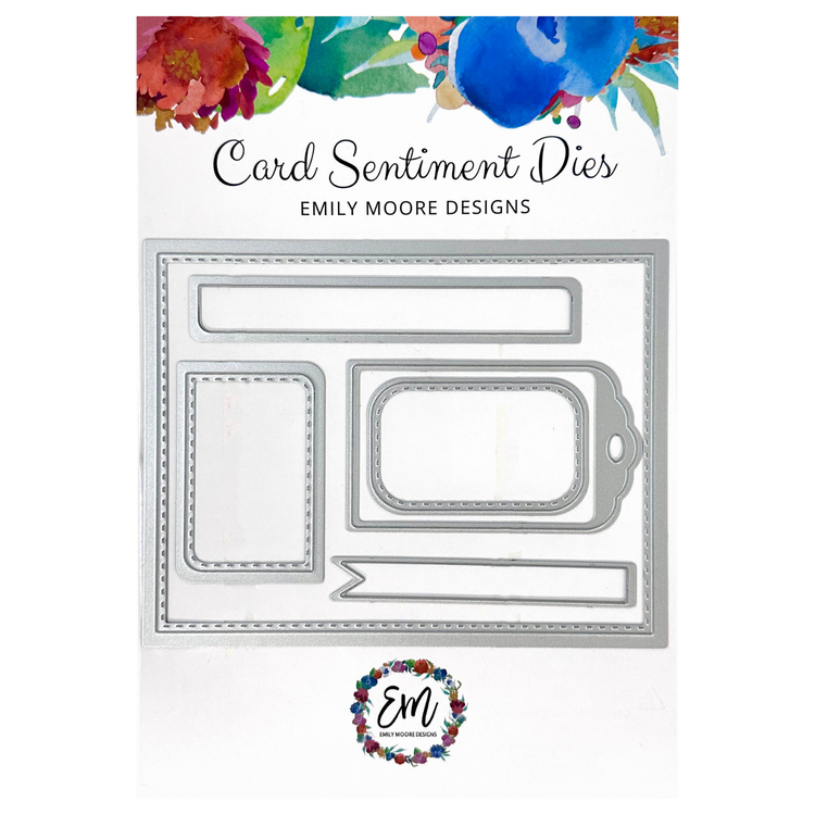 Card Sentiment Die Cuts – Emily Moore Designs