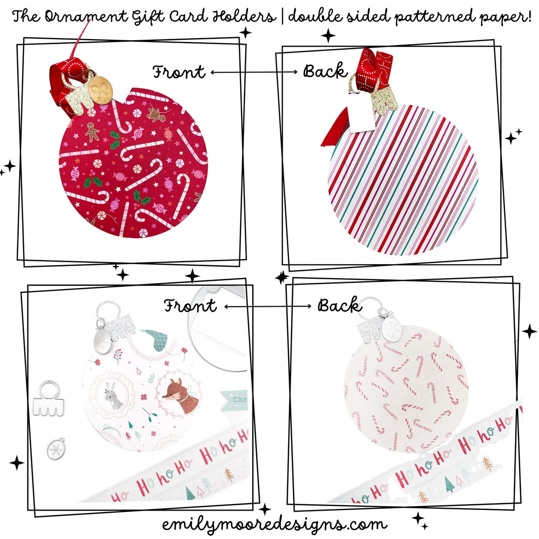 Gift Card Holder Die - The Ornament – Emily Moore Designs