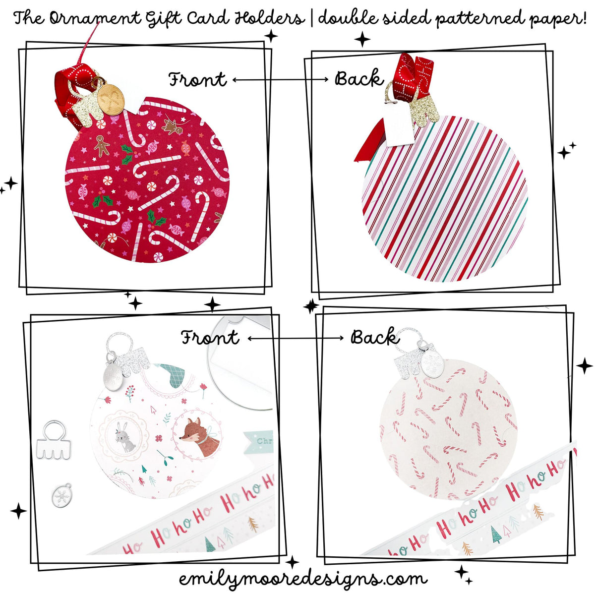 Gift Card Holder Die - The Ornament – Emily Moore Designs