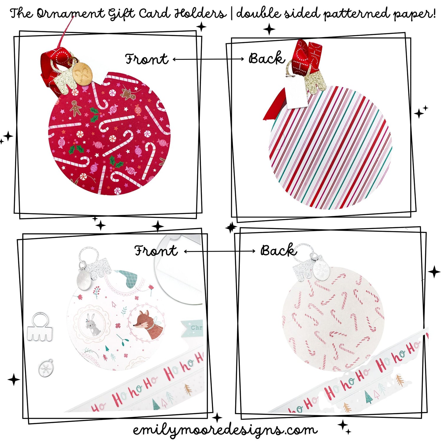 Gift Card Holder Die - The Ornament – Emily Moore Designs